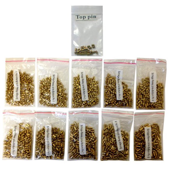 SC1 / SC4 Compatible Keyway Re-Key Kit Bottom Pins #0 to #9 with 200 of ...