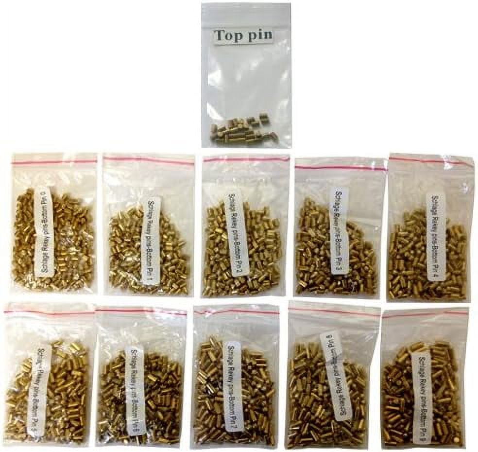 SC1 / SC4 Compatible Keyway Re-Key Kit Bottom Pins #0 to #9 with 200 of ...
