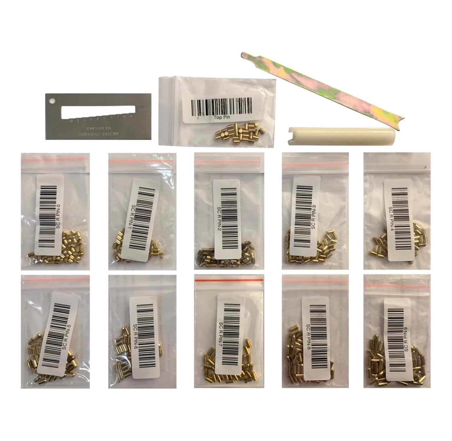 SC1 / SC4 Compatible Keyway Re-Key Kit Bottom Pins #0 to #9 with 50 of ...