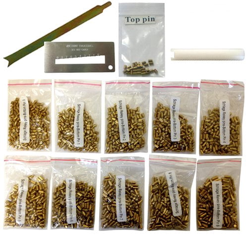 SC1/SC4 Compatible Rekey Kit - Brass Straight Pins #0-9 (200 Each ...