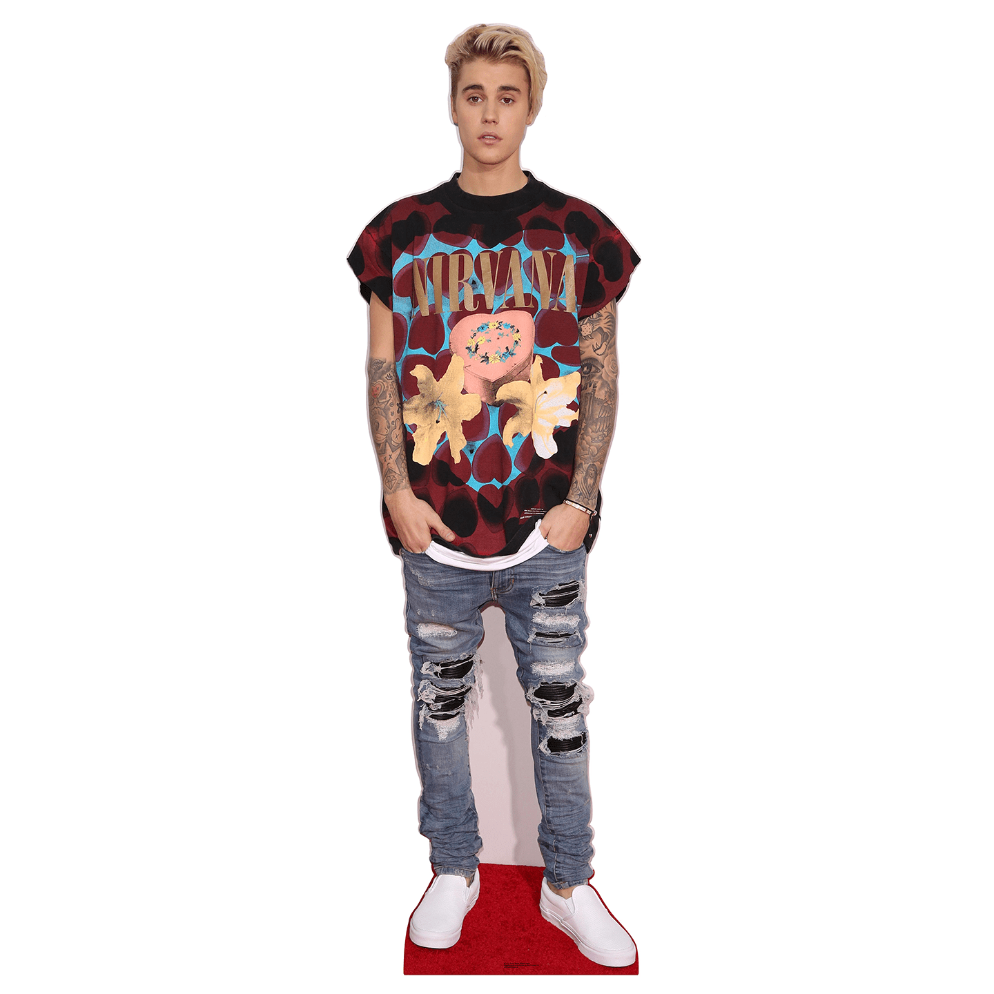 SC1110 Justin Bieber Ripped Jeans Life Size Cardboard Cutout Standup ...