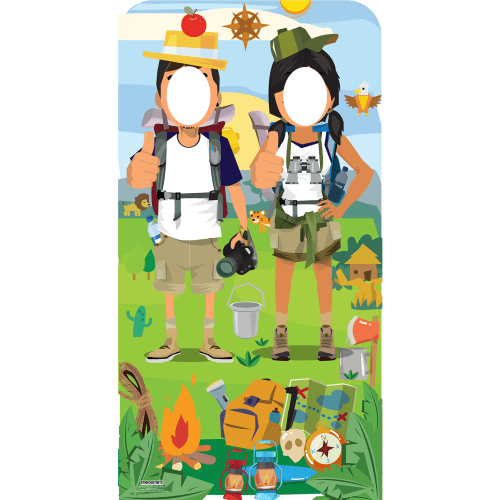 SC1294 Camping Stand In Cardboard Cutout Standee Standup - Walmart.com
