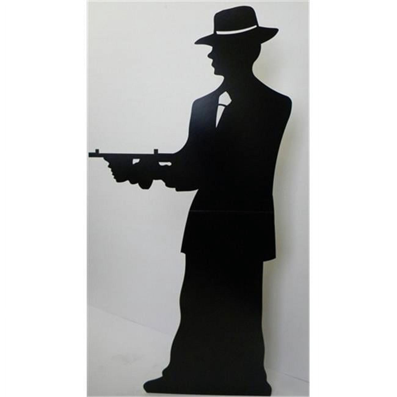 SC205 Gangster silhouette (single) Cardboard Cutout Standup - Walmart.com