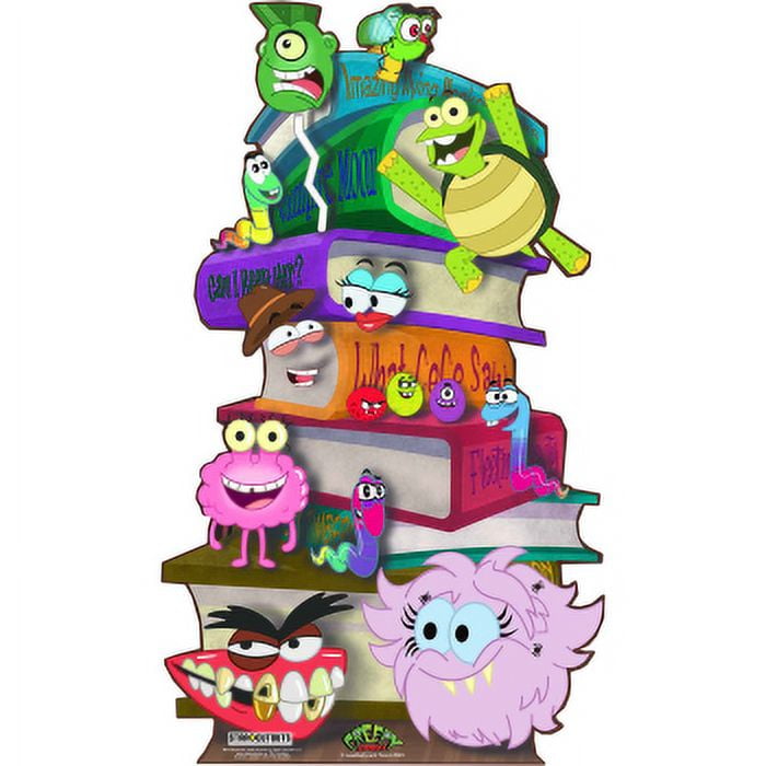 SC2401 Candy and Books Creepy Candy Cardboard Cutout Standee Standup ...