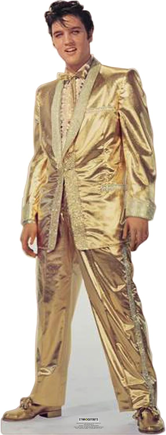 SC2550 Elvis Gold Remastered Cardboard Cutout Standee Standup - Walmart.com