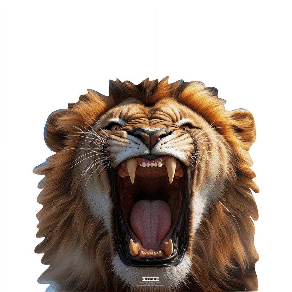 SC2571 Lion Head Stand-in Cardboard Cutout Standee Standup - Walmart.com