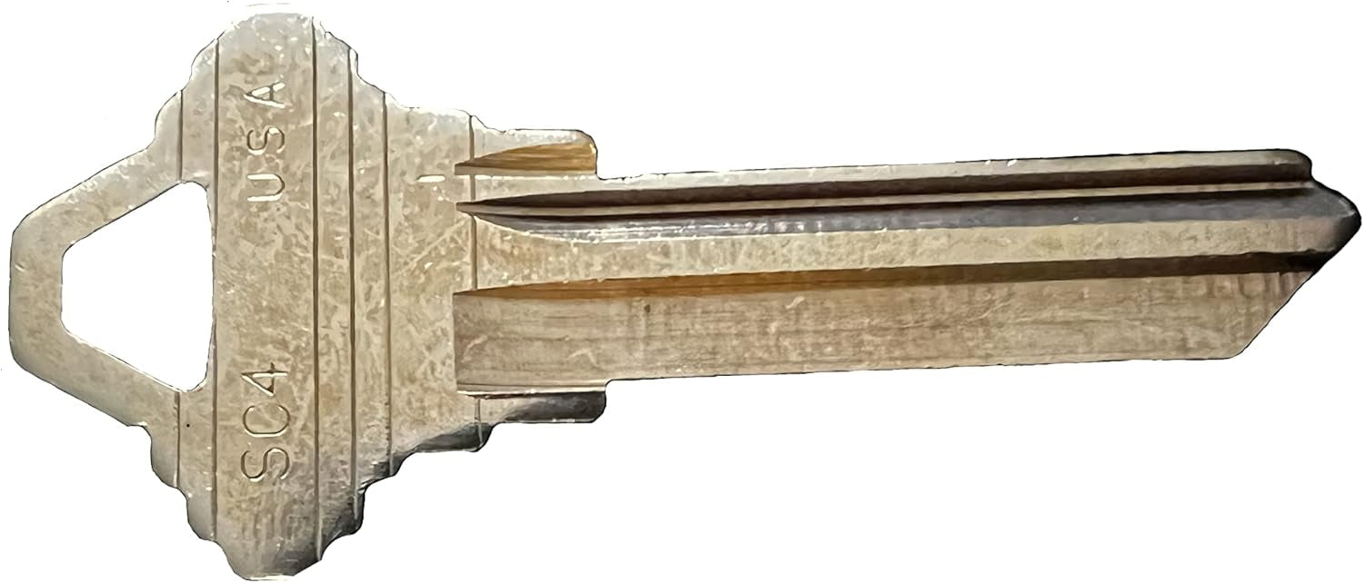 SC4 Ilco Taylor 6 Pin Brass Key Blank for Locks (10) - Walmart.com