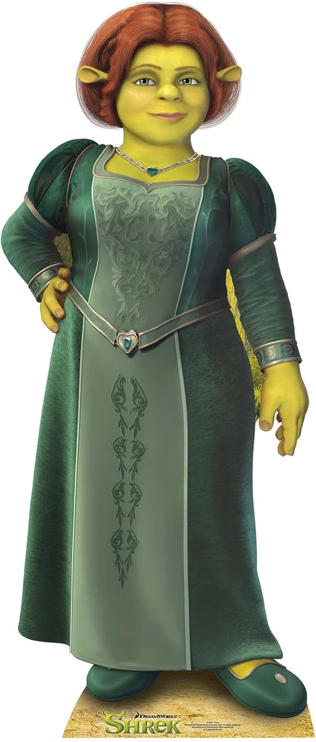 SC786 Fiona Offical Lifesize Cardboard Cutout Shrek Party Decoration ...