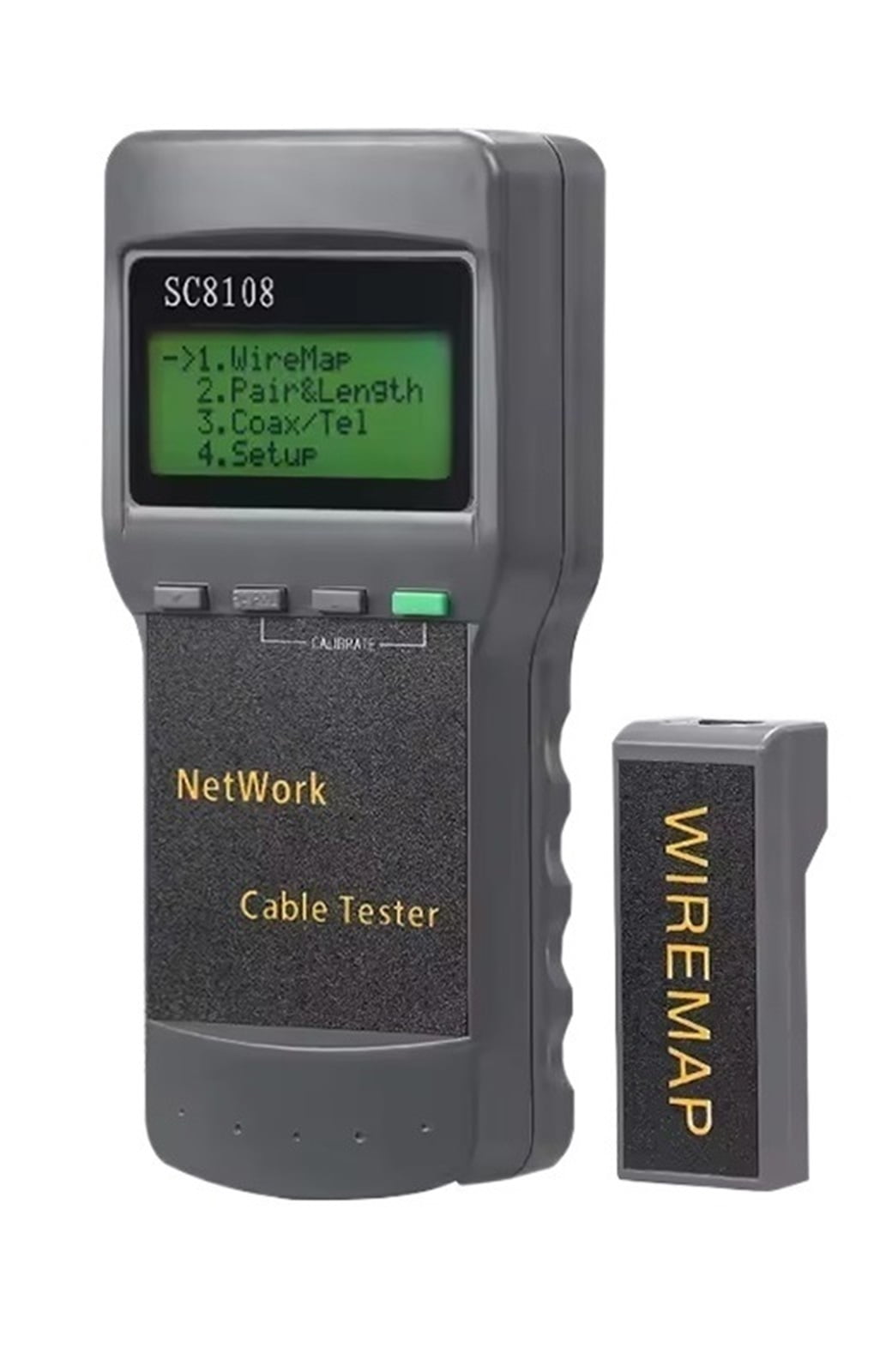 SC8108 Portable LCD Network Tester Meter&LAN Phone Cable Tester & Meter ...