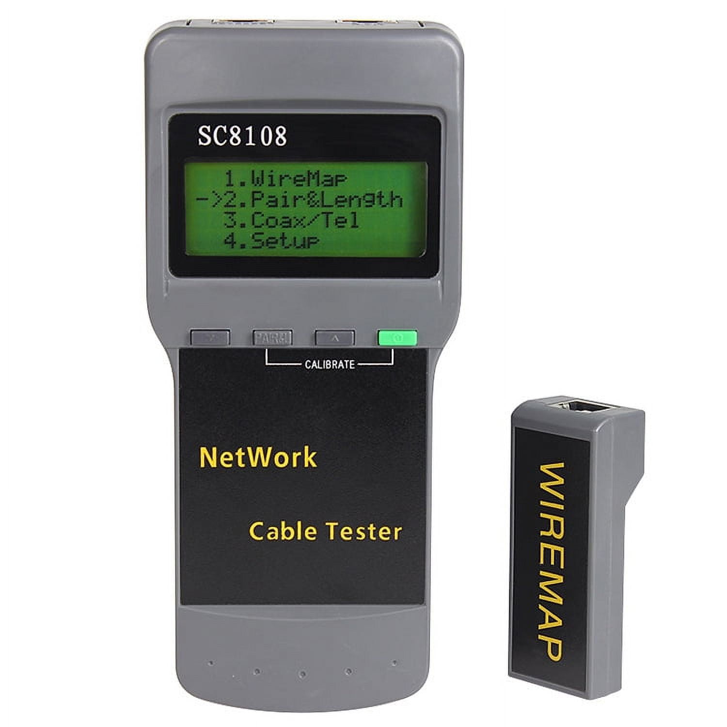 SC8108 Portable Wireless Network Cable Tester Digital Network LAN Phone ...