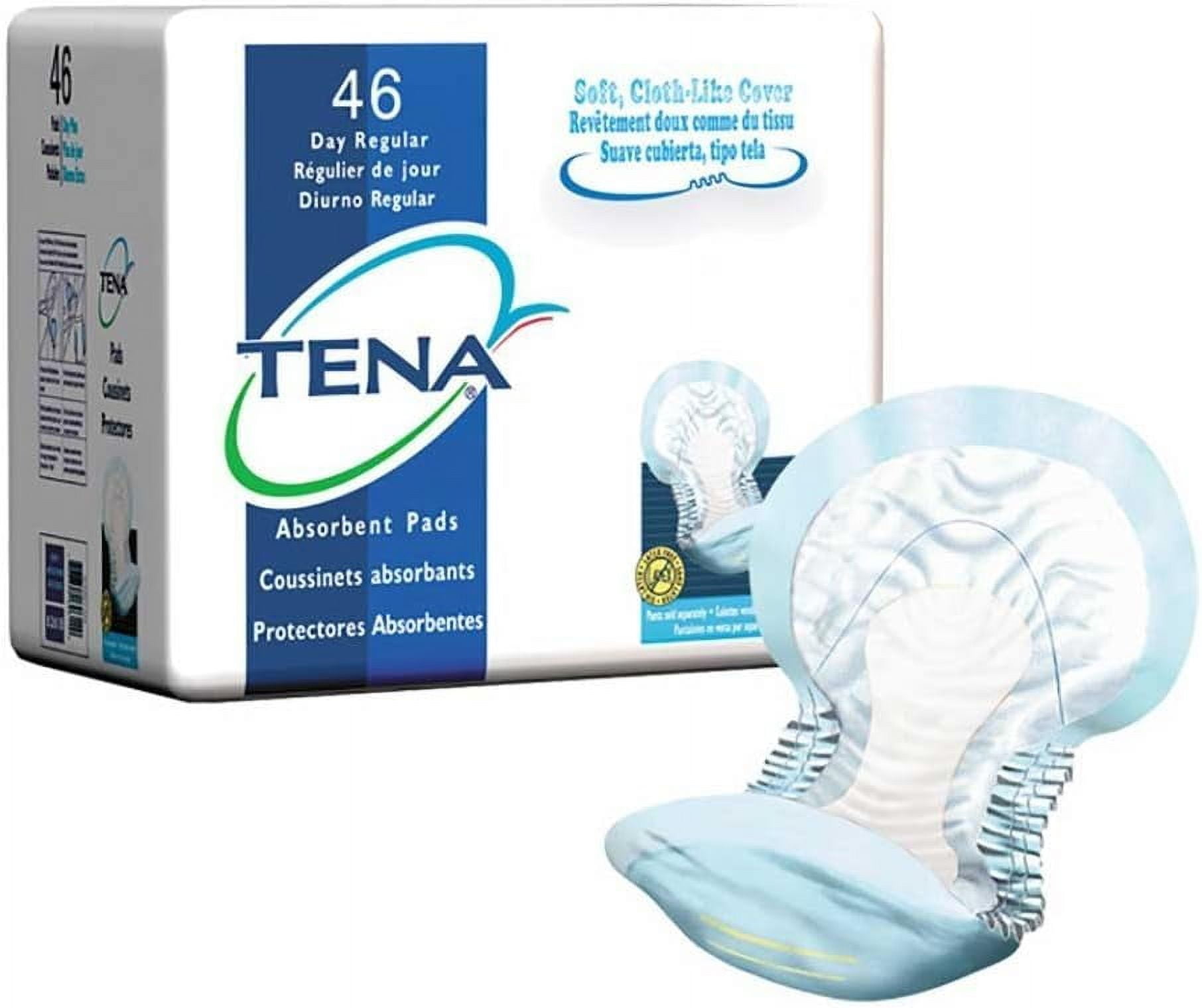 SCA Pack of 46 Tena Bladder Control Pads Absorbency Day Regular Blue ...