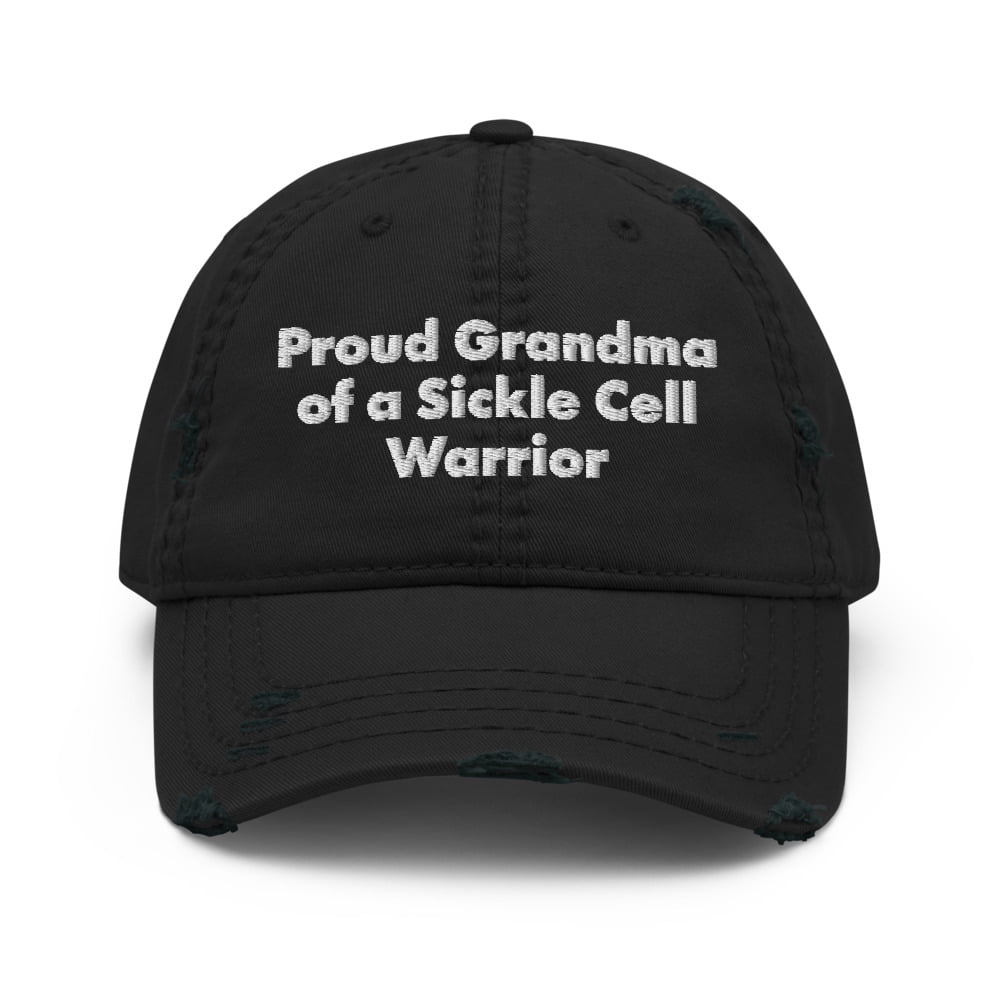 SCA Sickle Cell Anemia Awareness Embroidered Distressed Dad Hat, Proud ...