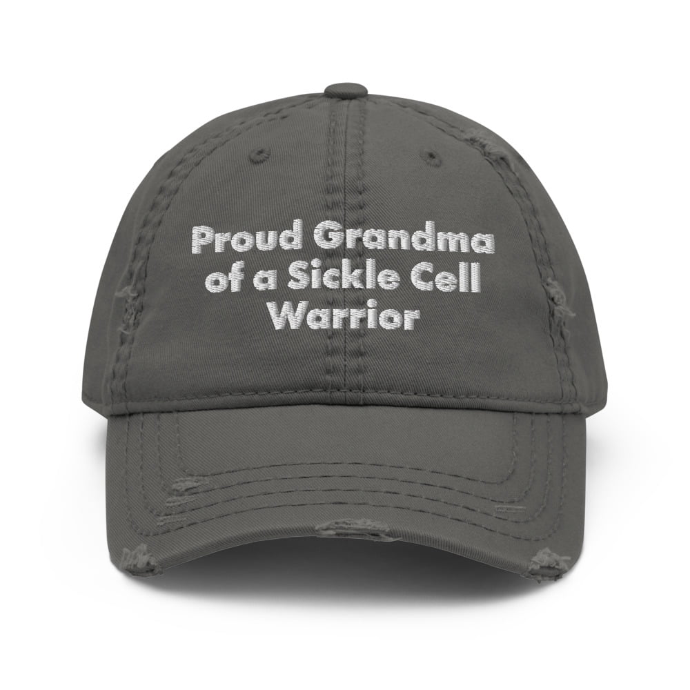 SCA Sickle Cell Anemia Awareness Embroidered Distressed Dad Hat, Proud ...