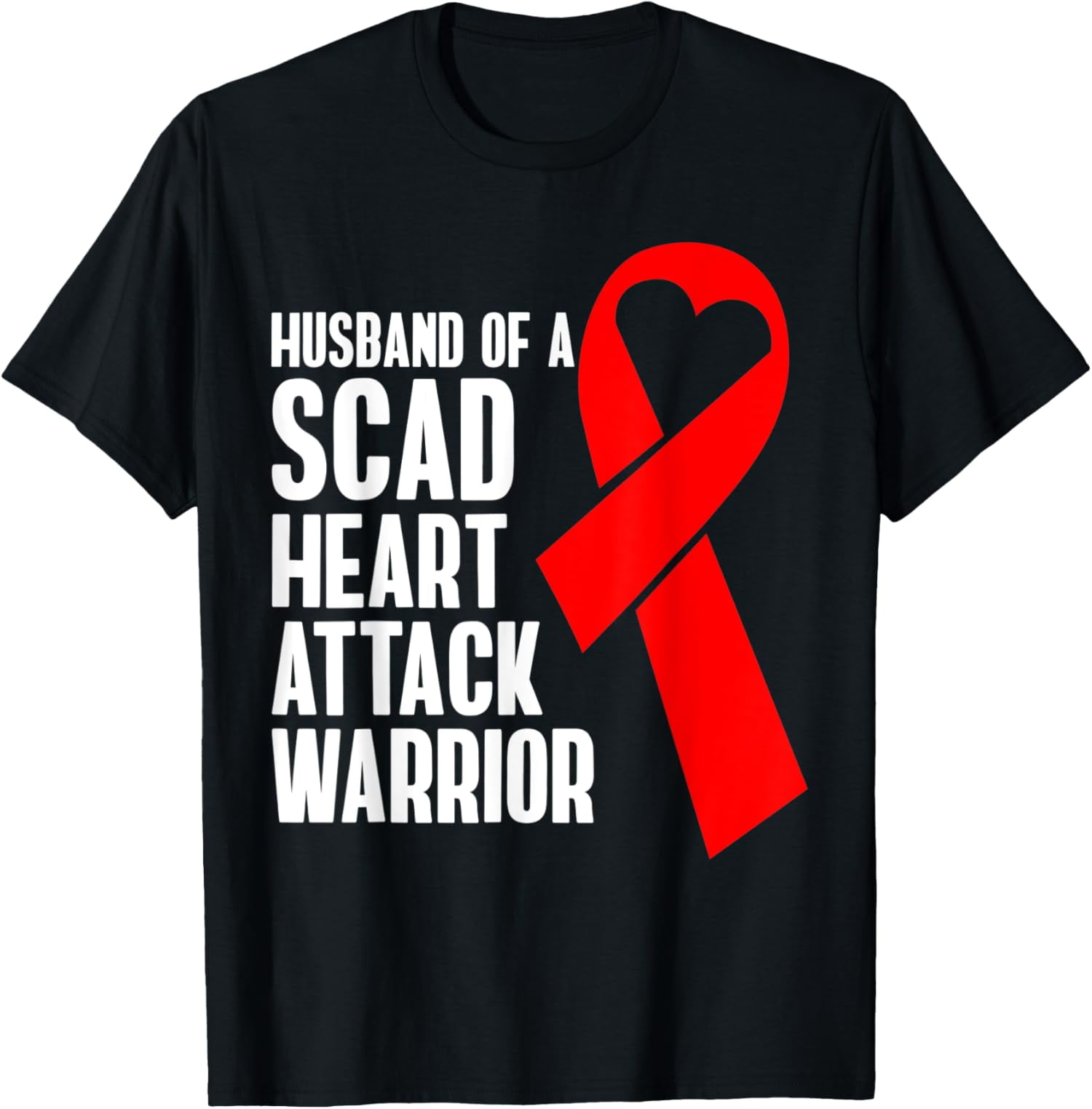 SCAD Heart Attack Survivor Life Future US Warrior Awareness T-Shirt ...