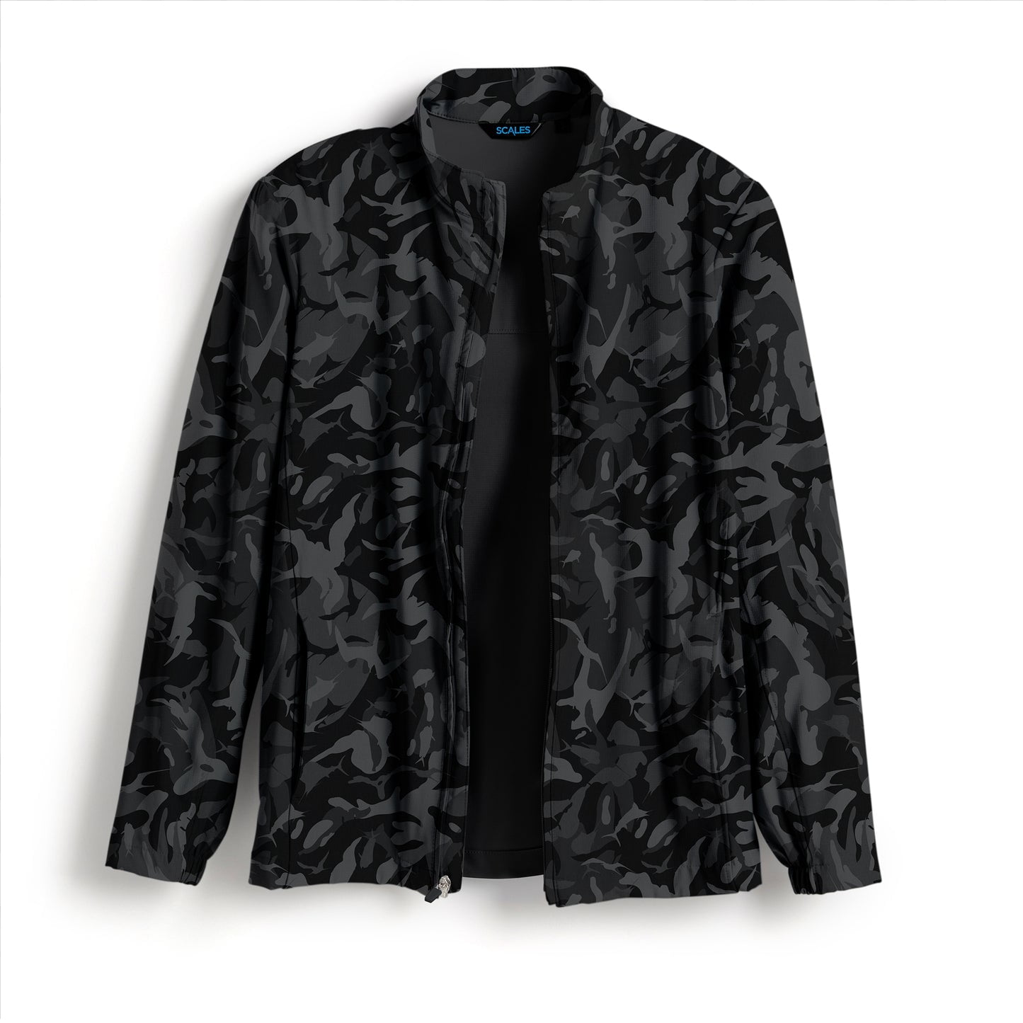 SCALES Frigate Camo Full Zip Jacket Frigate Black Camo, Small Jackets ...