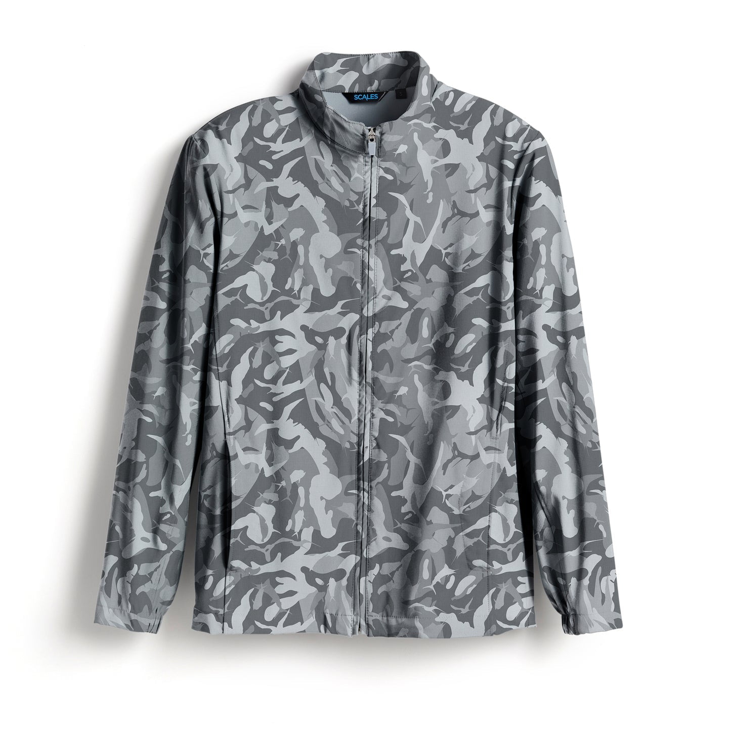 SCALES Frigate Camo Full Zip Jacket Frigate Grey Camo, Small Jackets ...