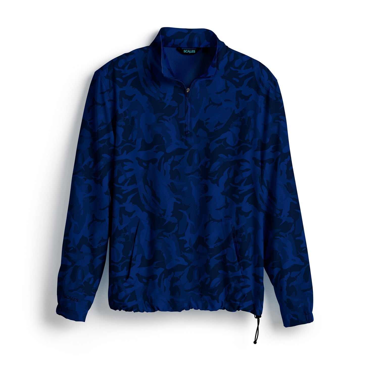 SCALES Frigate Camo Quarter-Zip Frigate Camo Royal, Large Jackets ...