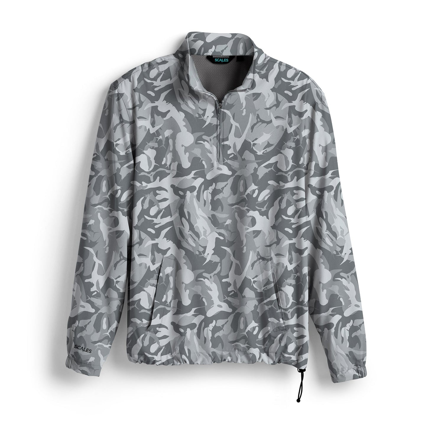 SCALES Frigate Camo Quarter-Zip Frigate Grey Camo, Small Jackets ...
