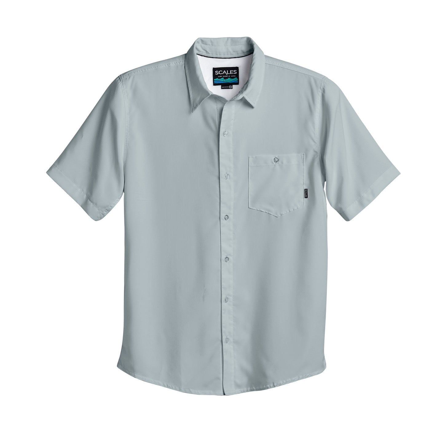 SCALES Offshore Core Short Sleeve Button Down Purple Haze, Small ...