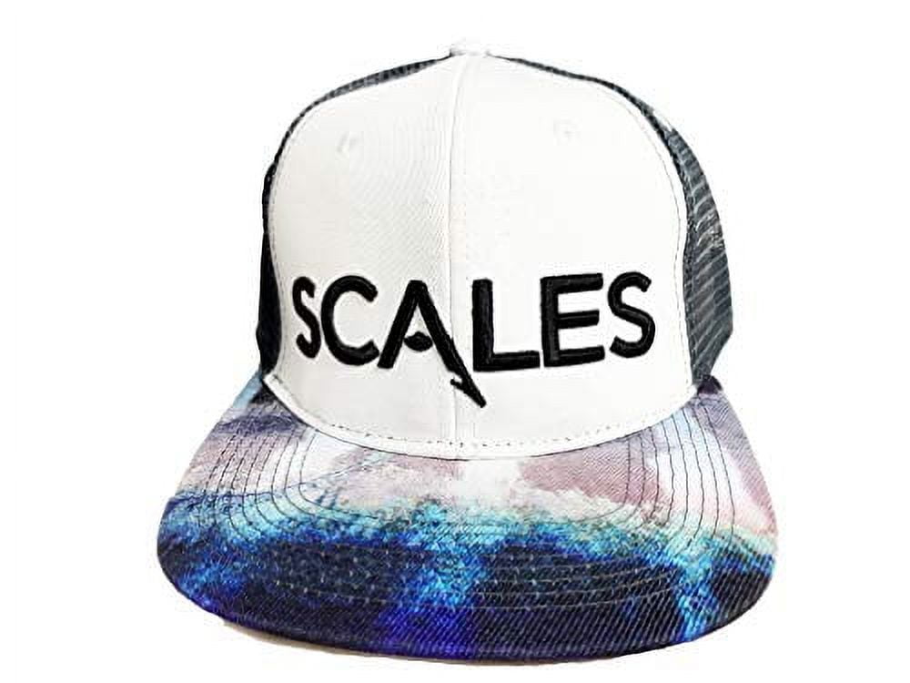 SCALES Wahoo Snapback Hat - White/Charcoal - Walmart.com