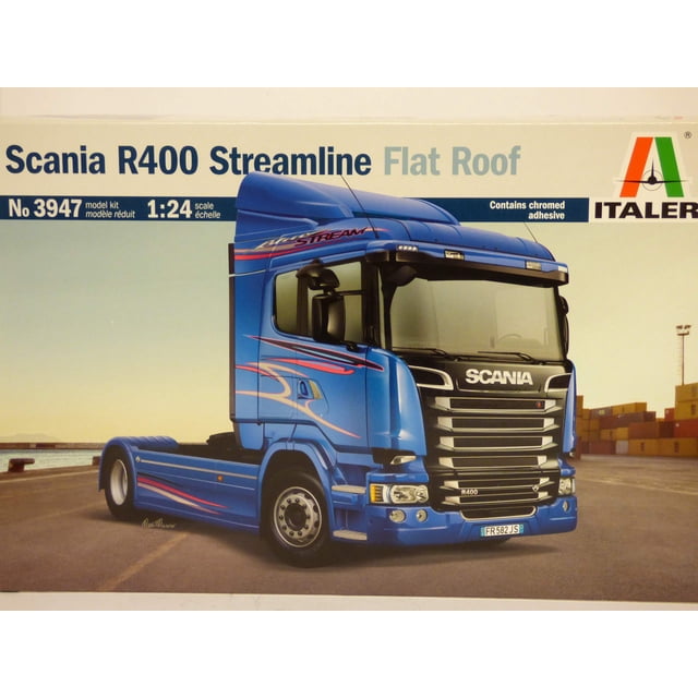 Italeri 3947S 3947-1:24 Scania R400 Streamline (Flat Roof), Building ...