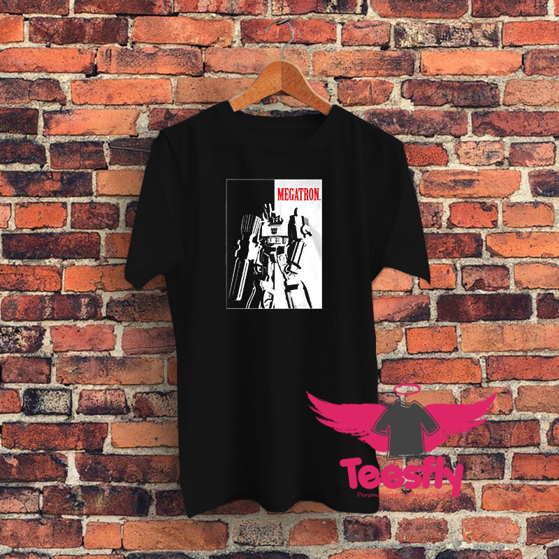 SCARFACE MEGATRON TRANSFORMERS PARODY MOVIE GRAPHIC T-SHIRT - Walmart.com