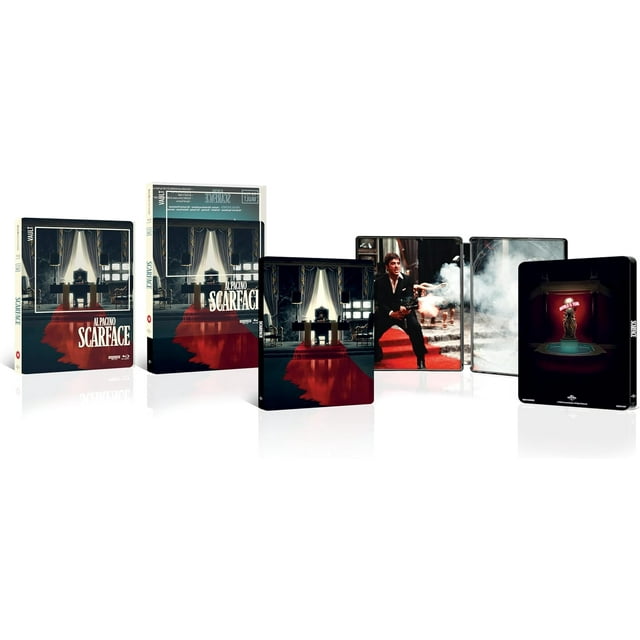 SCARFACE - The Film Vault Range Steelbook [4K Ultra HD] [1983] [Blu-ray] [Region Free] Limited ...