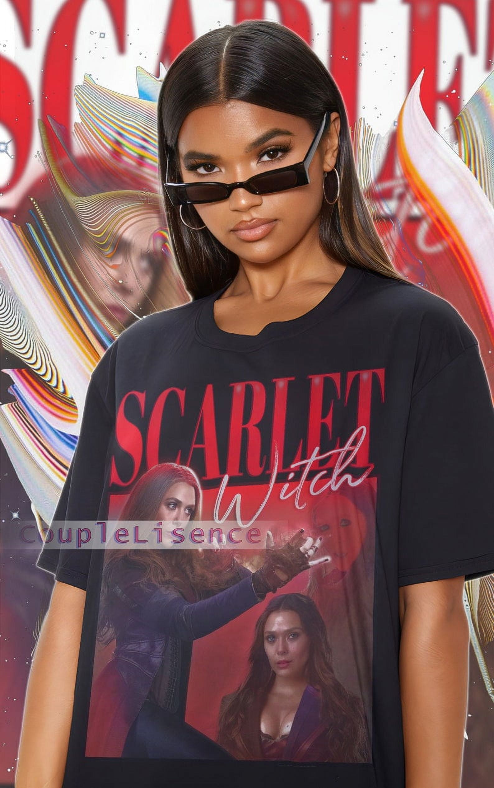 SCARLET WITCH Vintage Shirt | Scarlet Witch Homage Tshirt | Scarlet ...