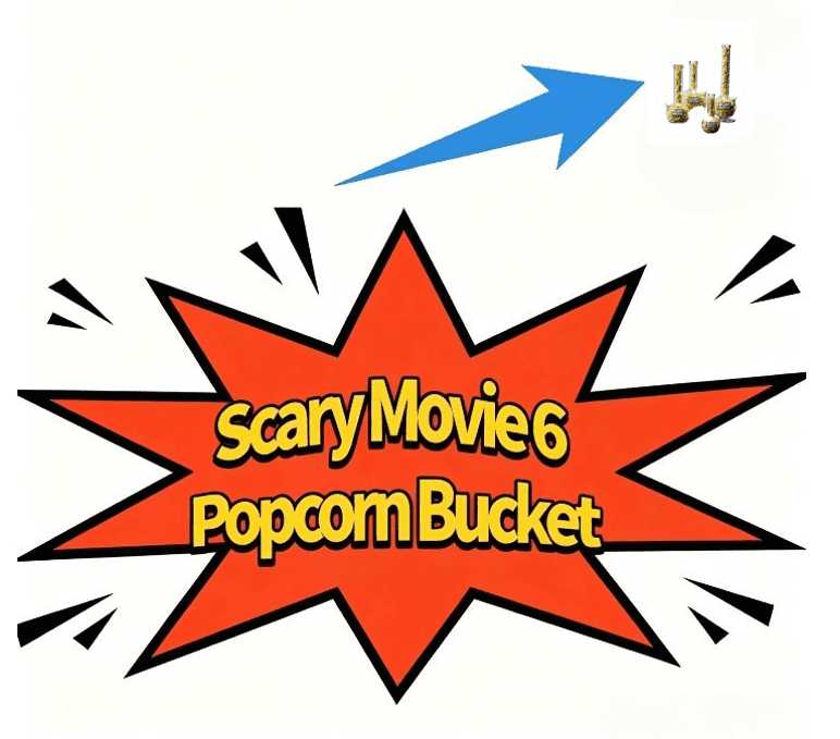 SCARY MOVIE 6 Popcorn Bucket, Decorative Reusable Candy and Snack ...