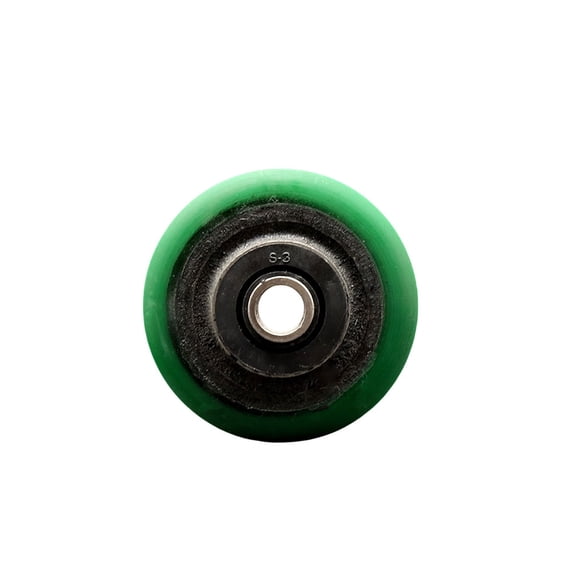 SCC-3.25" GN Poly on Cast Iron Wheel Only w/Roller Bearing-1/2" Bore ...