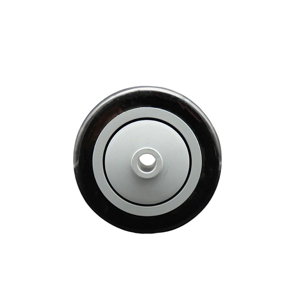 SCC - 3.5" Black Poly on Polyolefin Wheel Only - 3/8" Bore - 300 lbs ...