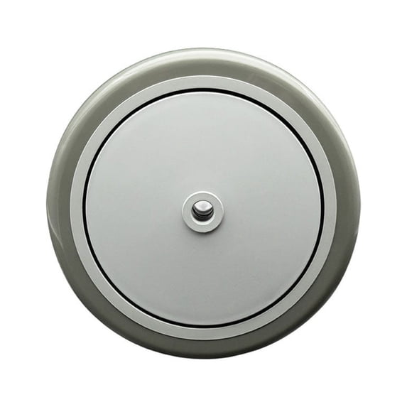 SCC - 6" Gray Poly on Polyolefin Wheel Only - 3/8" Bore - 350 lbs ...