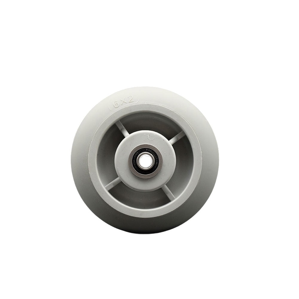 SCC-6" Thermoplastic Rubber Donut Tread Wheel Only w/Ball Bearing-500 ...