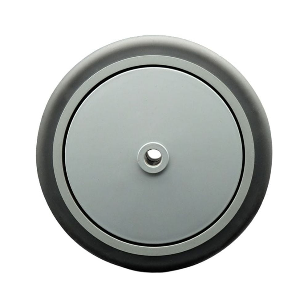 SCC - 6" Thermoplastic Rubber Wheel Only - 3/8" Bore - 300 lbs Capacity ...