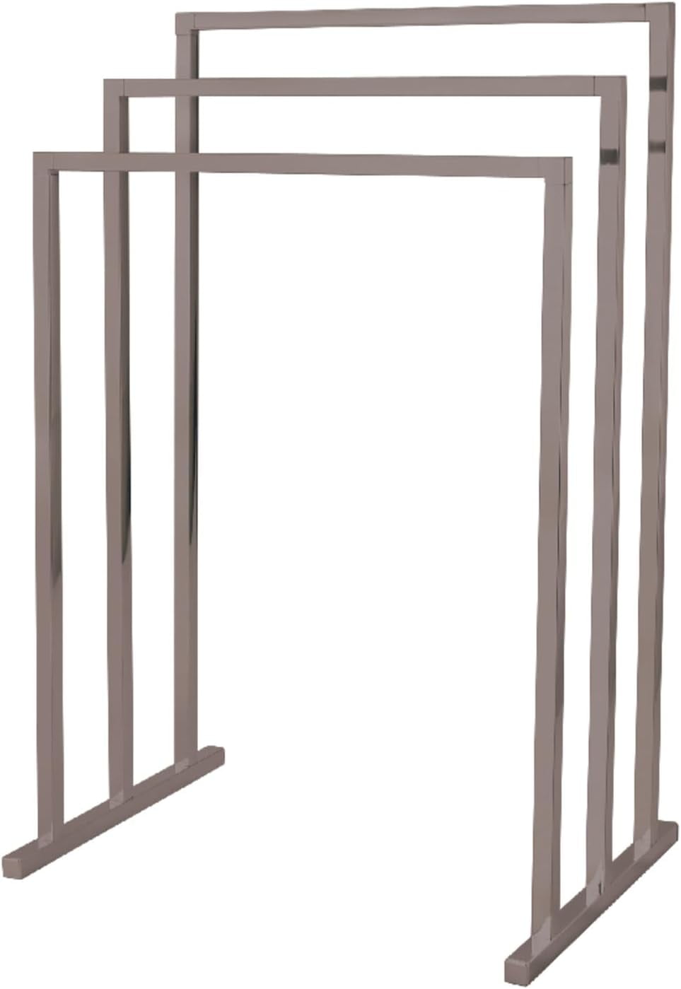 SCC8288 Pedestal 3-Tier Steel Construction Towel-Rack, Brushed Nickel ...