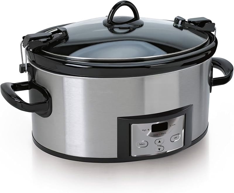 SCCPVL600S Cook' N Carry 6-Quart Oval Manual Portable Slow Cooker ...