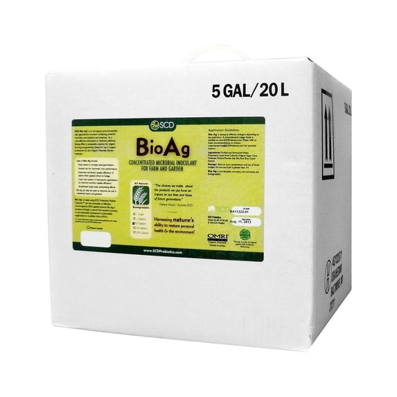SCD Bio Ag, Microbial Inoculant and Probiotic Soil Amendment, 5 Gallons ...