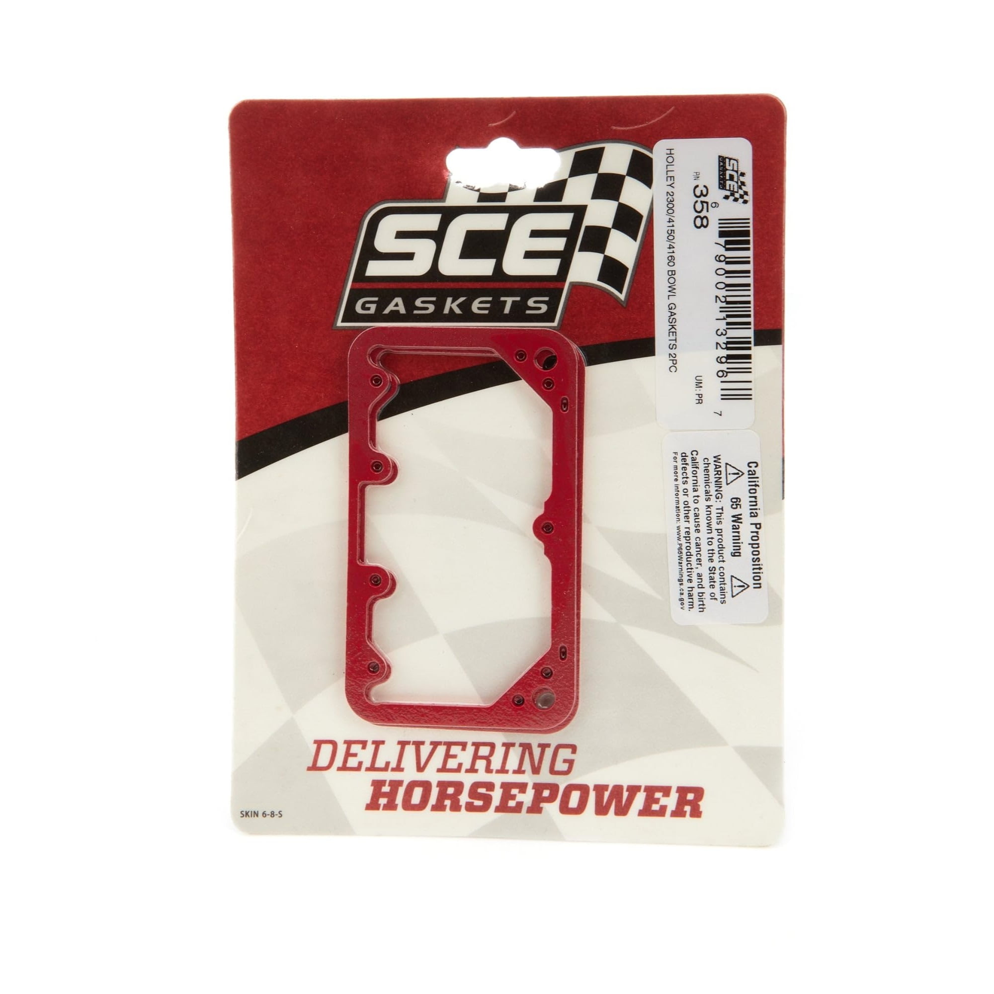 SCE Gaskets 358 HOLLEY 2300/4150/4160 BOWL GAS KETS 2PC - Walmart.com