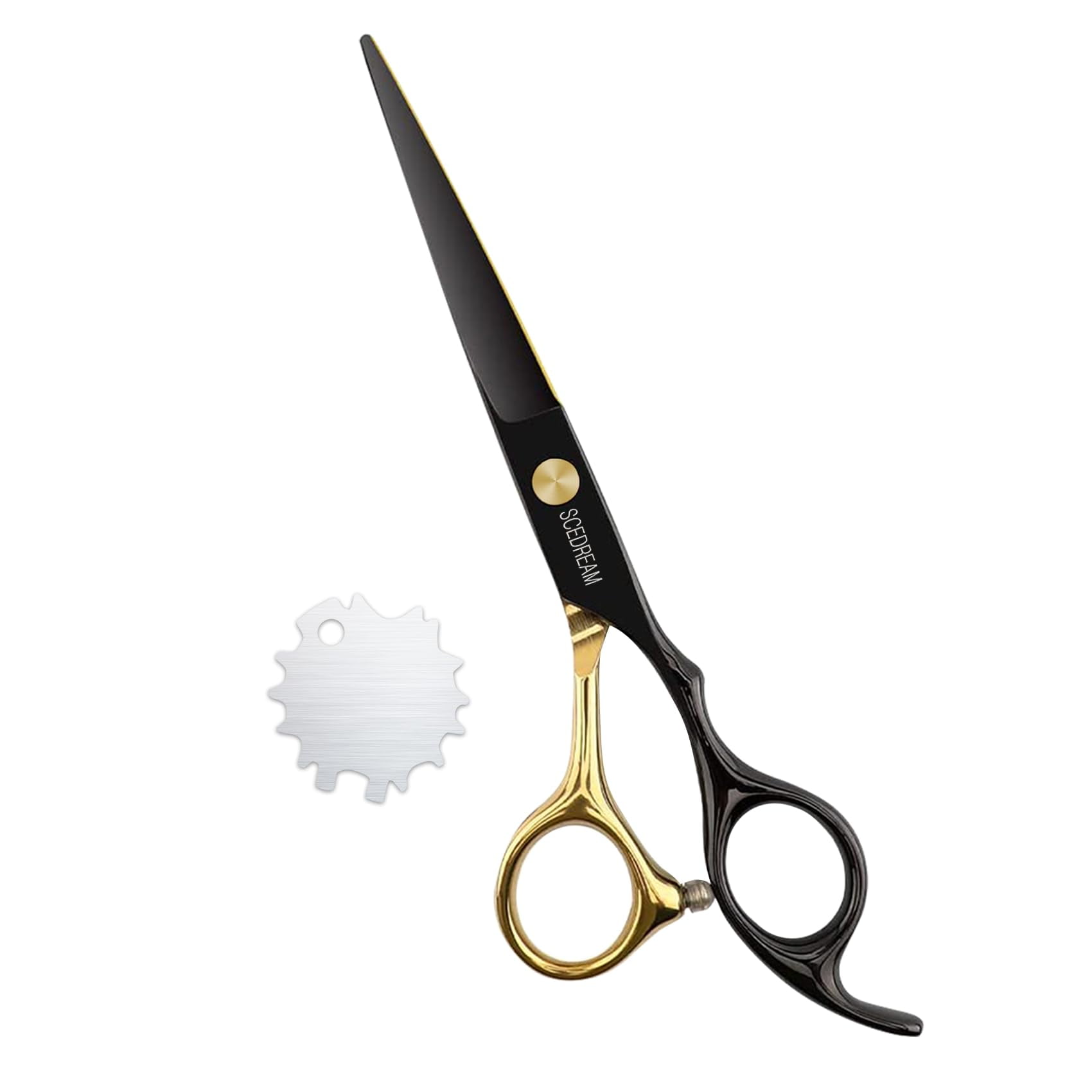 SCEDREAM 6.8 Inch Professional Hair Cutting Straight Scissors Sharp ...