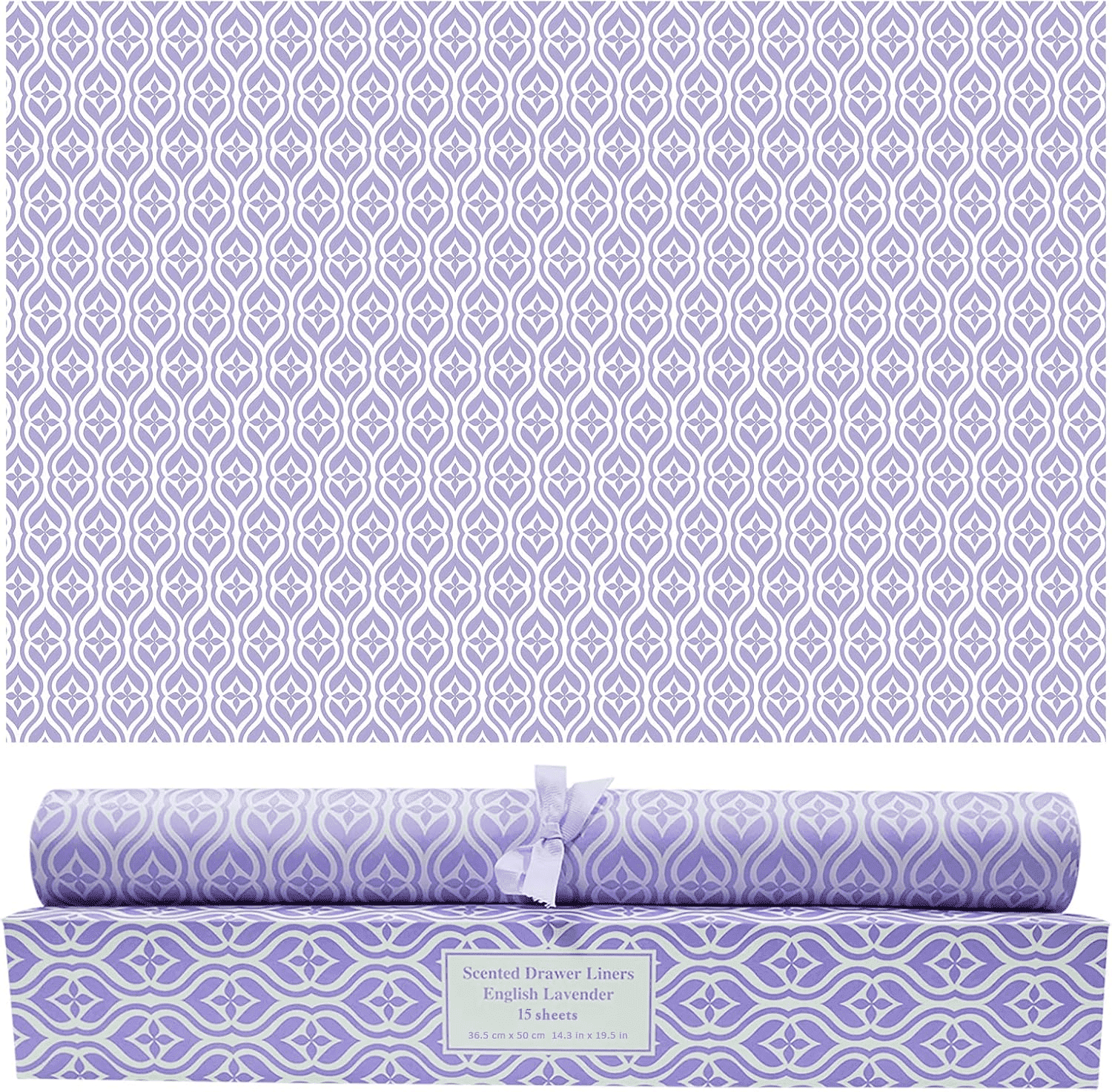 SCENTORINI 6 Sheets Drawer Liners for Dresser Lavender Scented Drawer ...