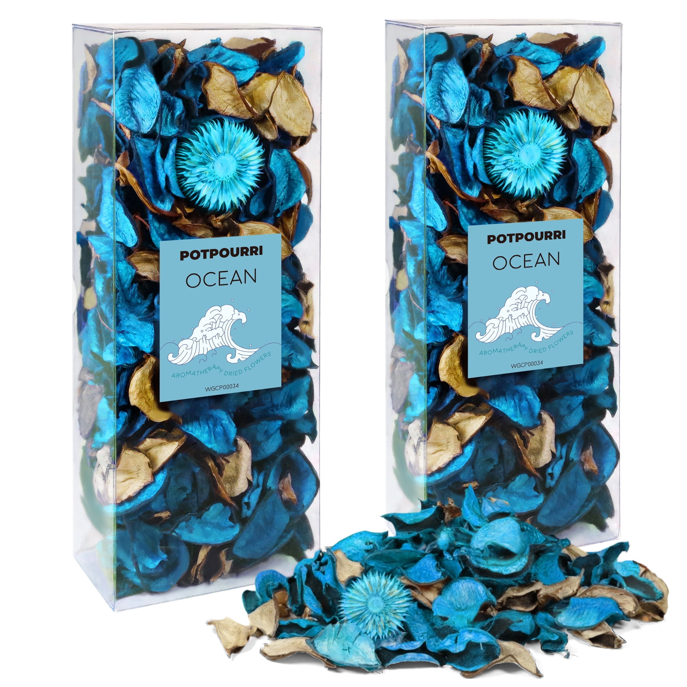 SCENTORINI Potpourri Bags, Blue Ocean Scented Bowl Filler, Fragrance ...