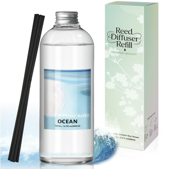 Reed Diffuser Set of 3 Pack, Linen Vanilla Citrus Scented Oil with 15 ...