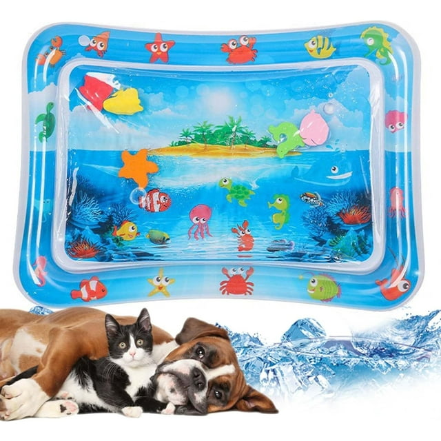 SCGSY Water Playmat, Thickened Water Sensor Play Mat for Cats, 20x25 in ...