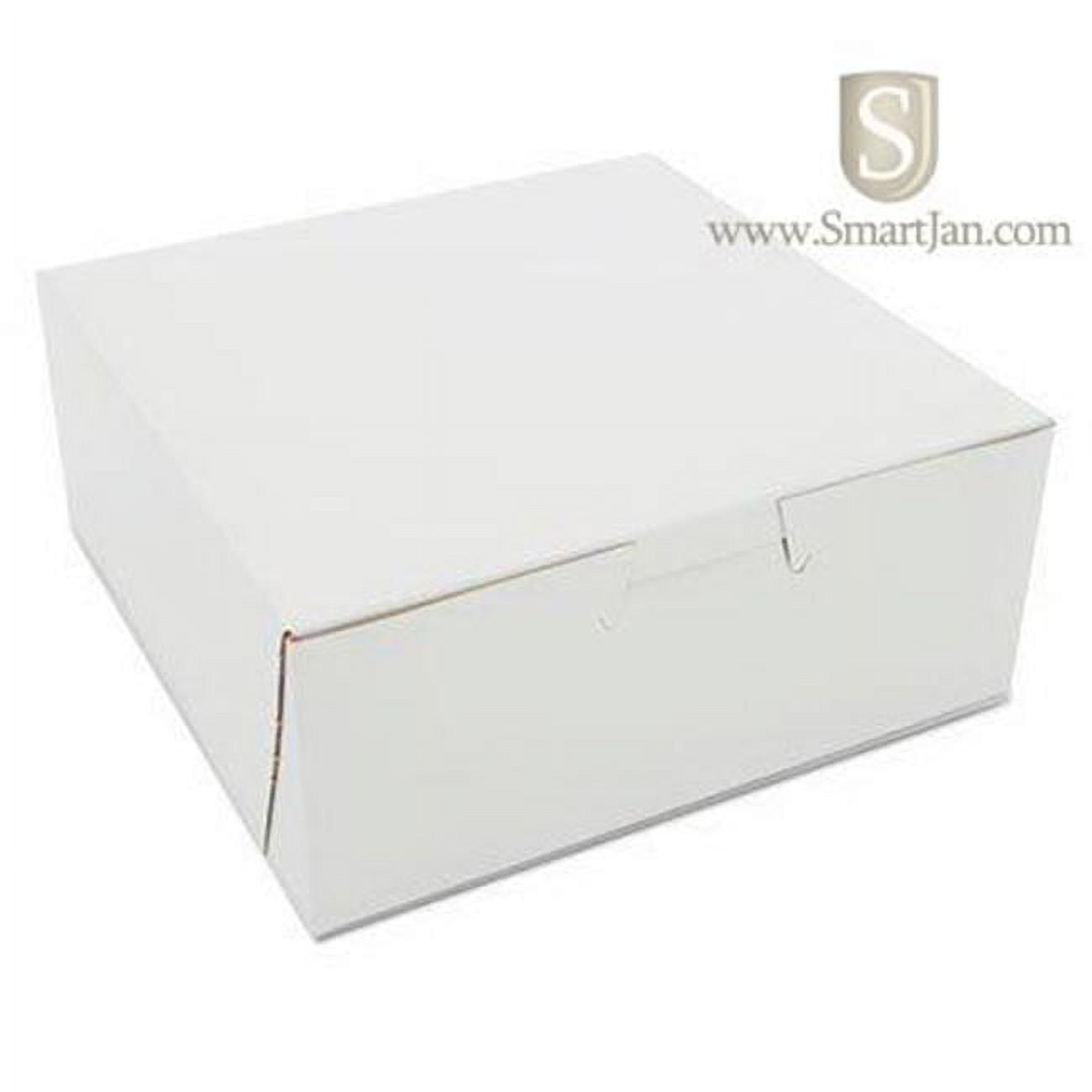 SCH 941 8 x 8 x 4 in. Non-Window Bakery Boxes - White - Walmart.com
