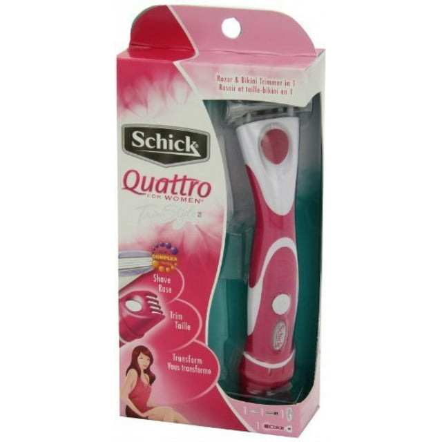 Schick Razor & Trimmer for Women with Energizer - 2 CT Box - Walmart.com