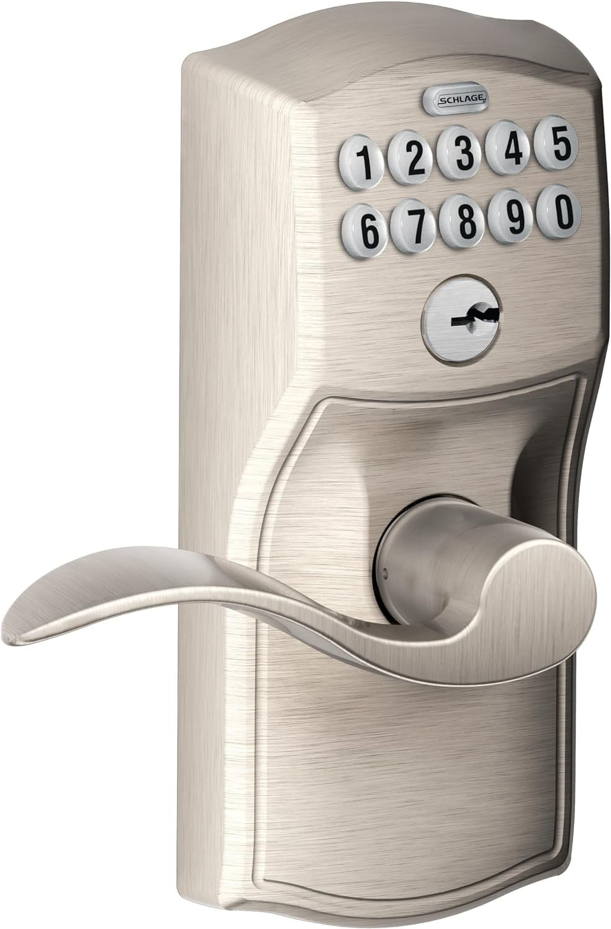 SCHLAGE FE595 CAM 619 ACC Camelot Keypad Entry with Flex-Lock and ...