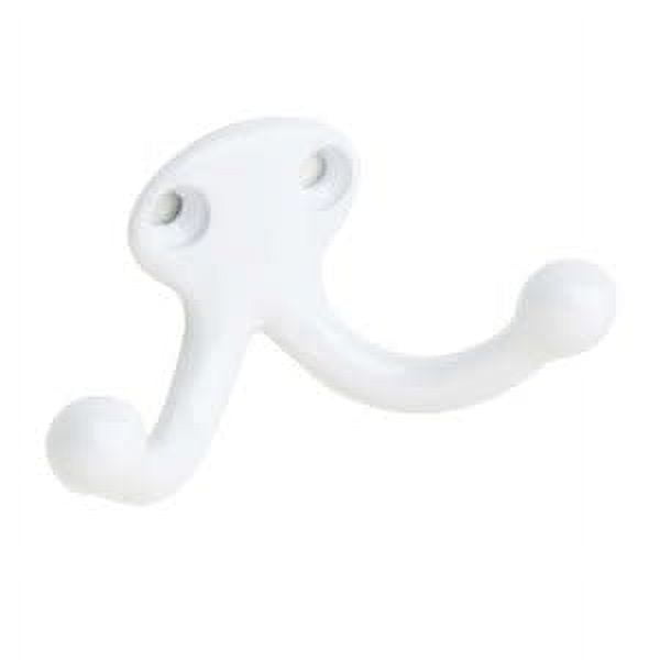 SCHLAGE Ives by Schlage 582A-W Double Wardrobe Hook - Walmart.com