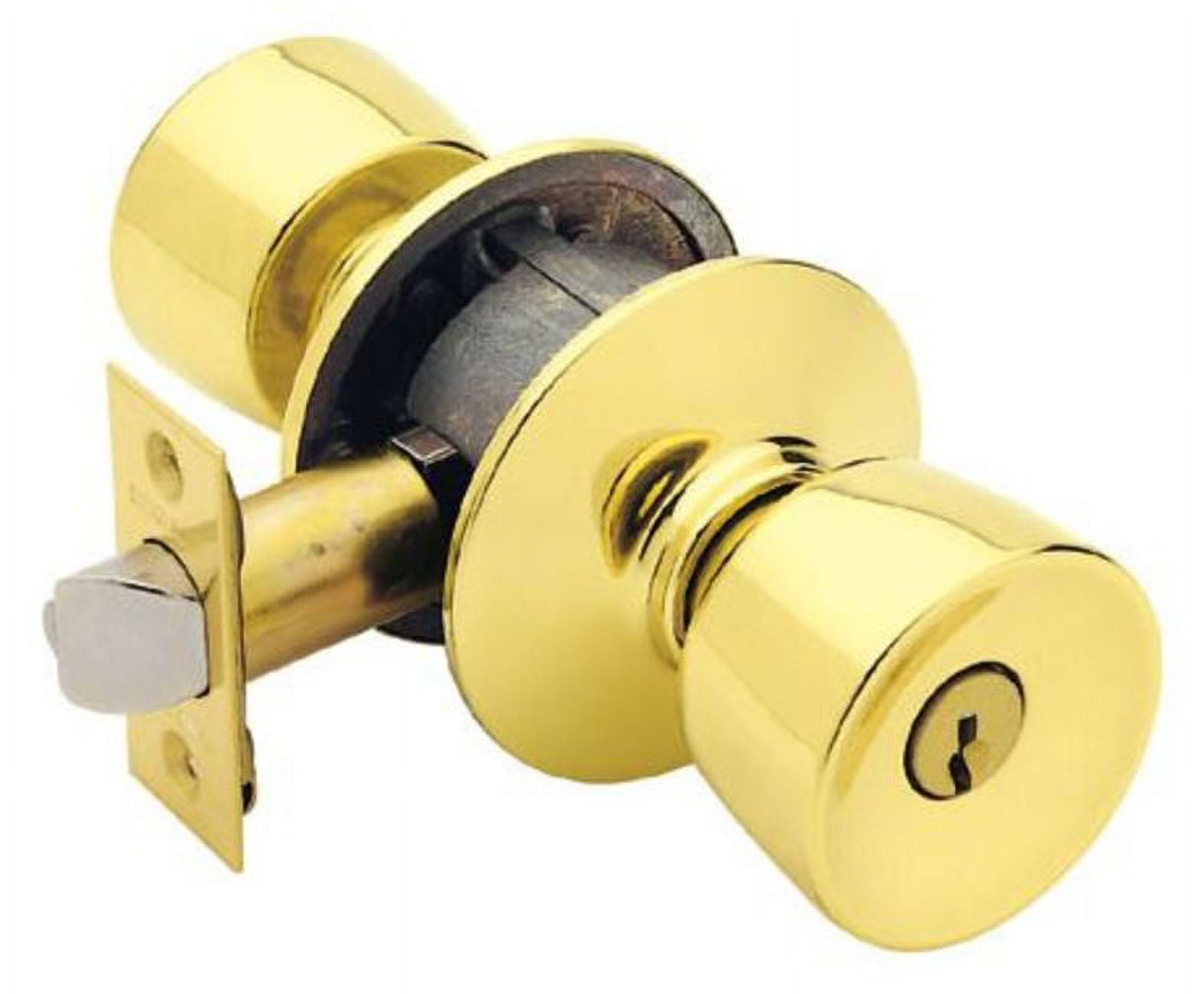 SCHLAGE Lock CO F51 BEL 605 KA4 Bell Entry Lockset, Brass - Walmart.com