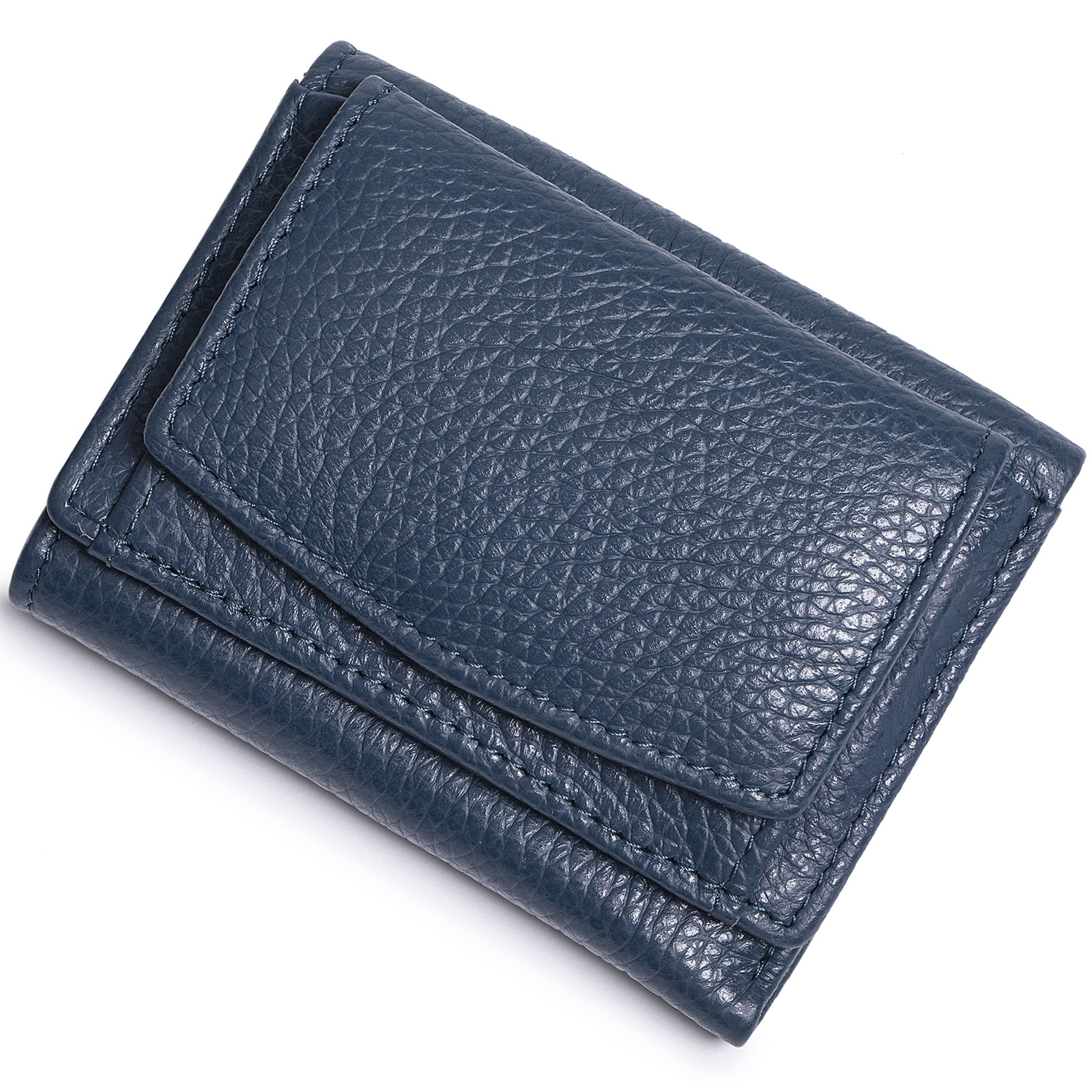 SCHLATUM Small Trifold Wallet for Women Genuine Leather RFID Blocking ...