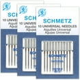 SCHMETZ, Sewing Machine Needles, 80/12 Size, Universal Pack of 30 ...